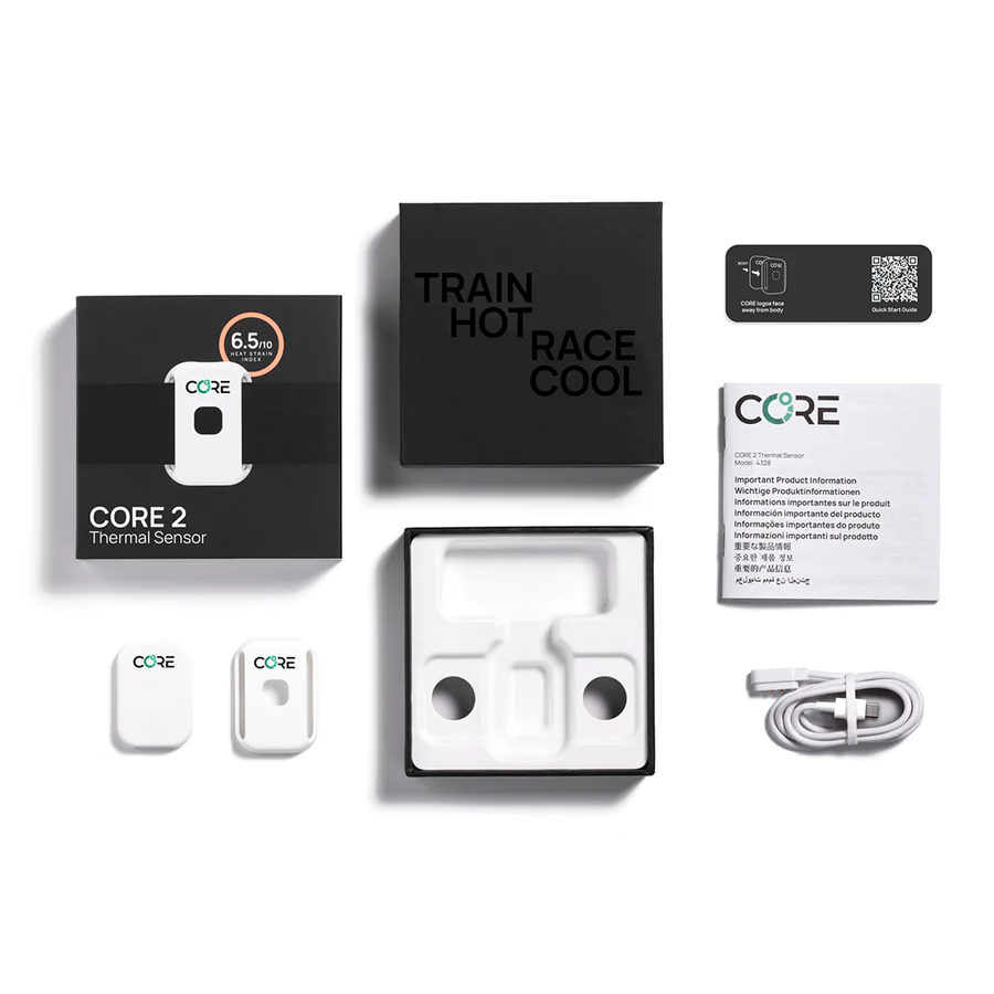 CORE 2 Body Temperature Sensor/Carbon Endurance | Global Endurance ...